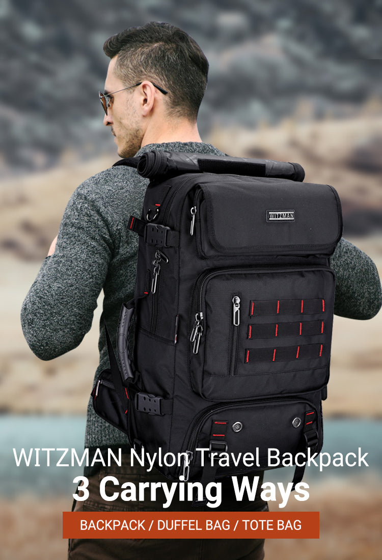 WITZMAN Travel Backpacks Carry on & Casual Bags - Free USA Shipping