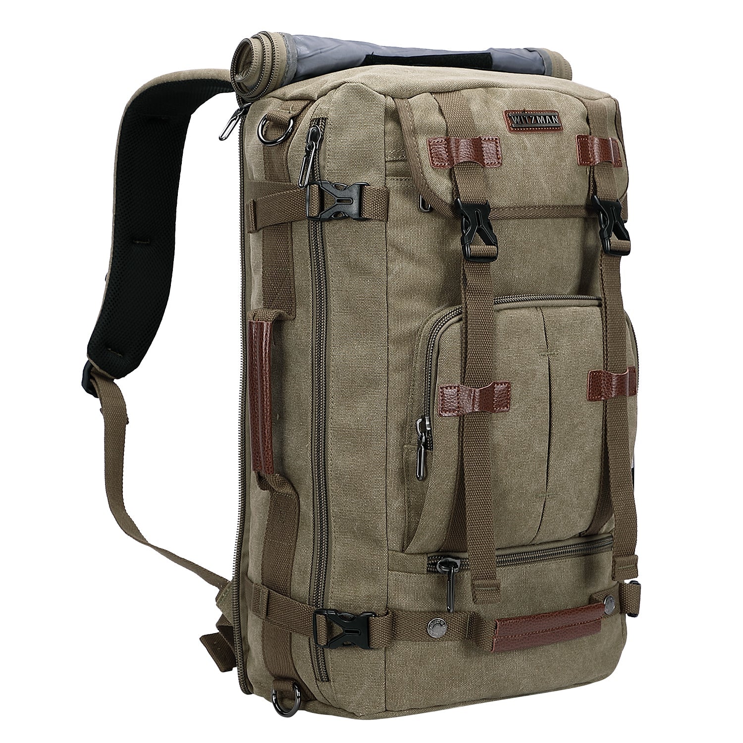 Canvas Backpack Vintage Travel Backpack Large Laptop Bags | WITZMAN